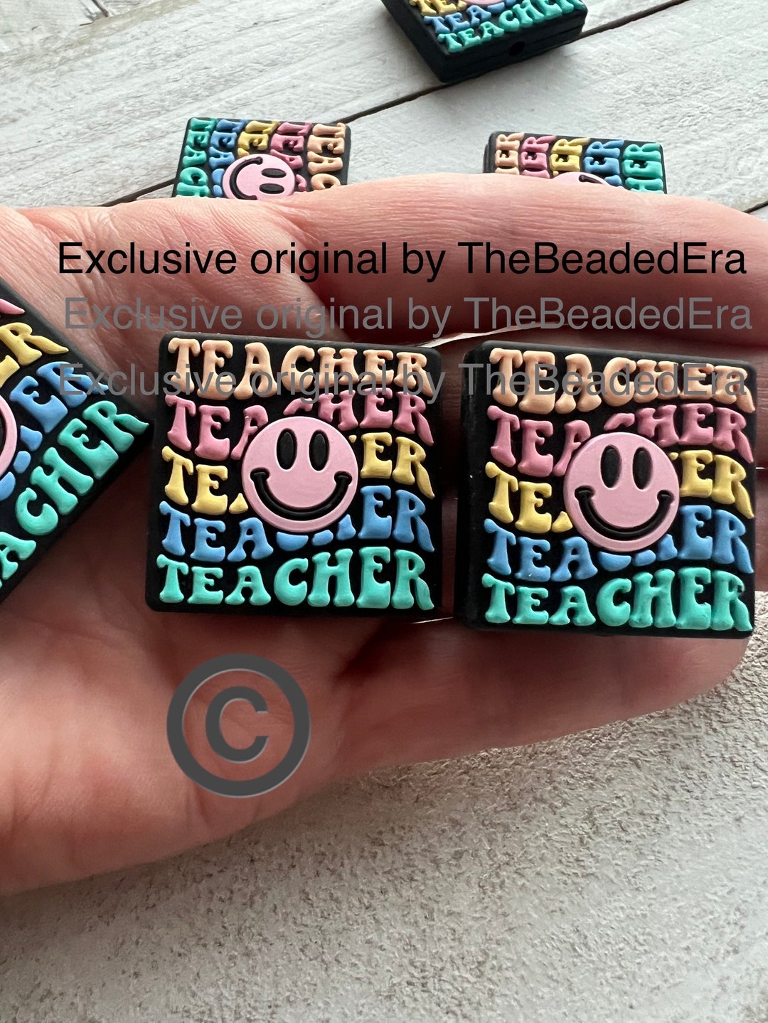 Focal Beads, Teacher Focal Beads, Exclusive. Perfect Beads for Pens ...