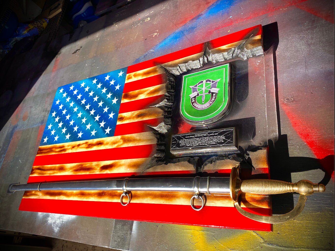 10th Group Special Forces Patch Series Professional Wooden American ...