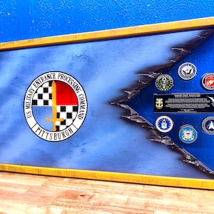 Professional Guidon Wooden Flag - MEPS - Add Your Unit Logo or Crest ...