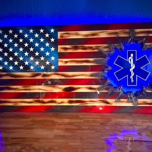Star of Life for EMS Flag Medical Corps Paramedic EMT Medical ...