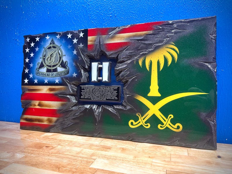Army Rank Flag Flag Customizable, Combine Any State & Any Country, ETS ...