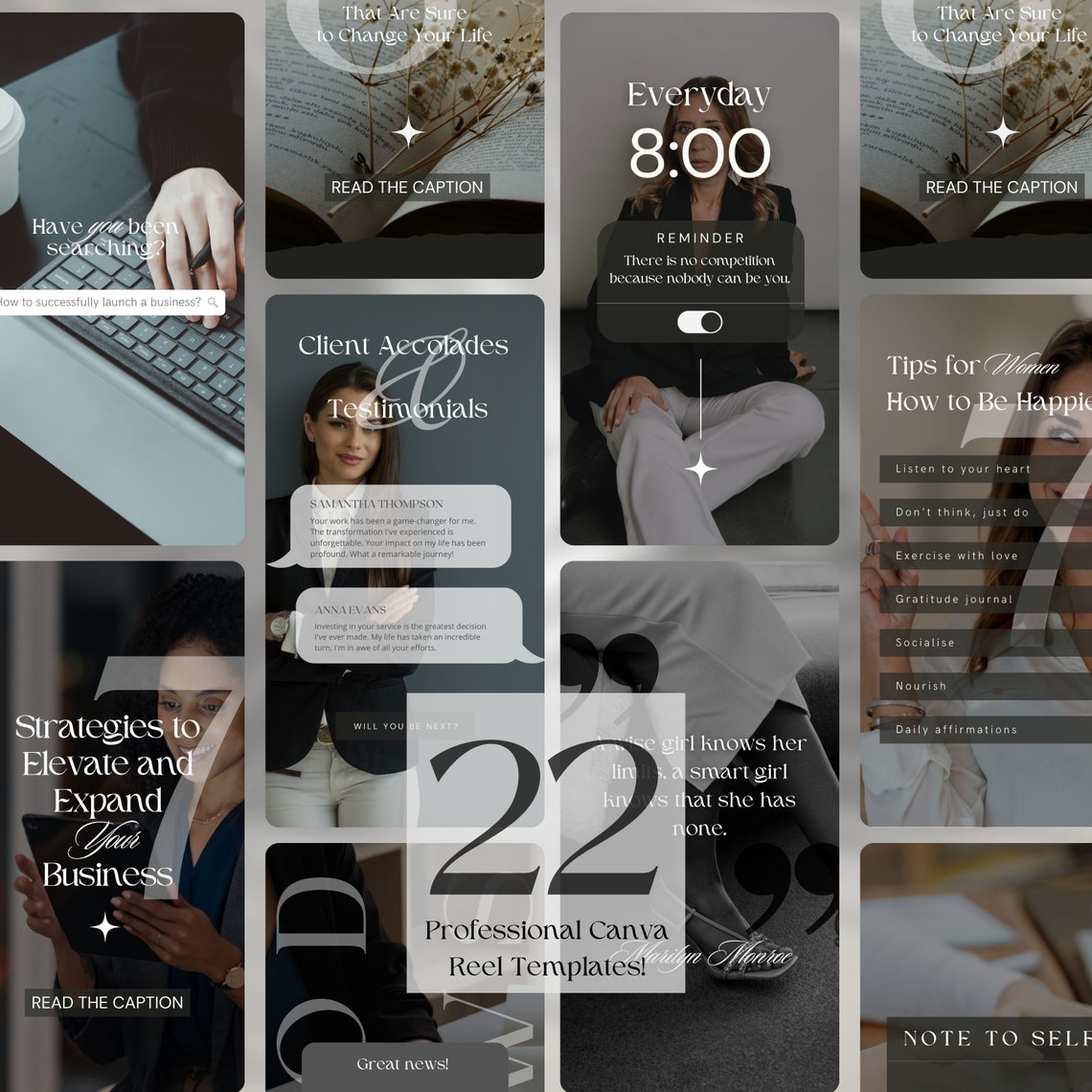 Instagram Reel Templates Canva, Engagement Reels, Motivational Reels ...