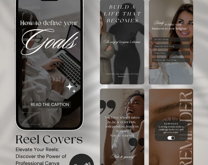 Instagram Reel Templates Canva, Engagement Reels, Motivational Reels ...