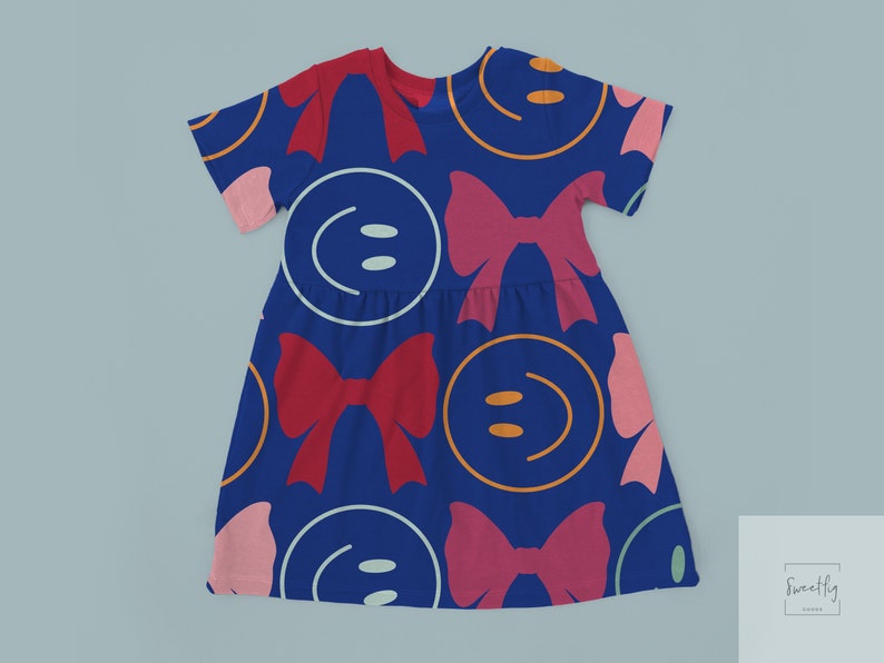 Cute Girl Pattern | Digital Download | Pink Bow Seamless Pattern ...