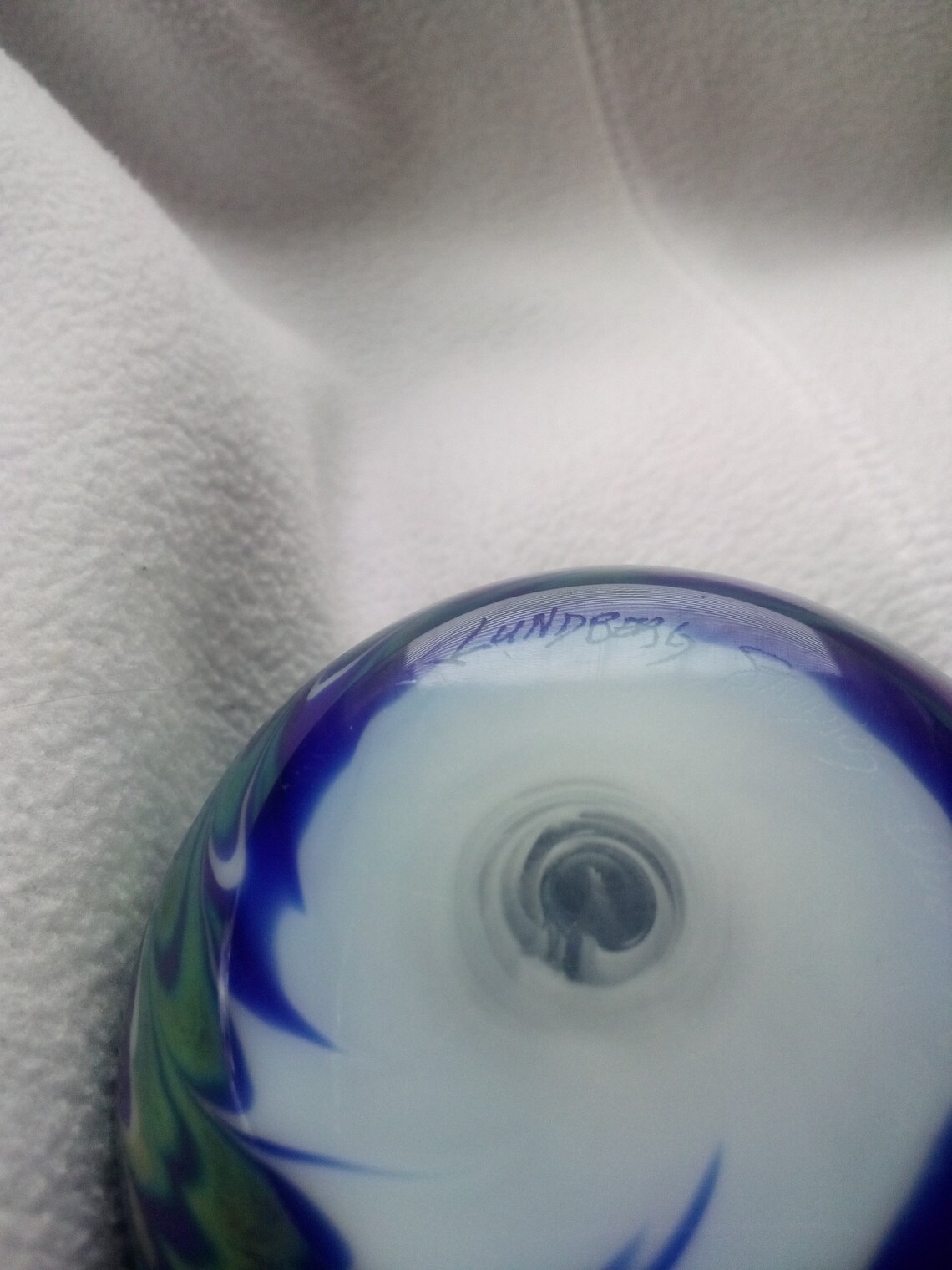 Vintage Lundberg Studios Starry Night Paperweight 1988 - Etsy