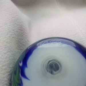 Vintage Lundberg Studios Starry Night Paperweight 1988 - Etsy