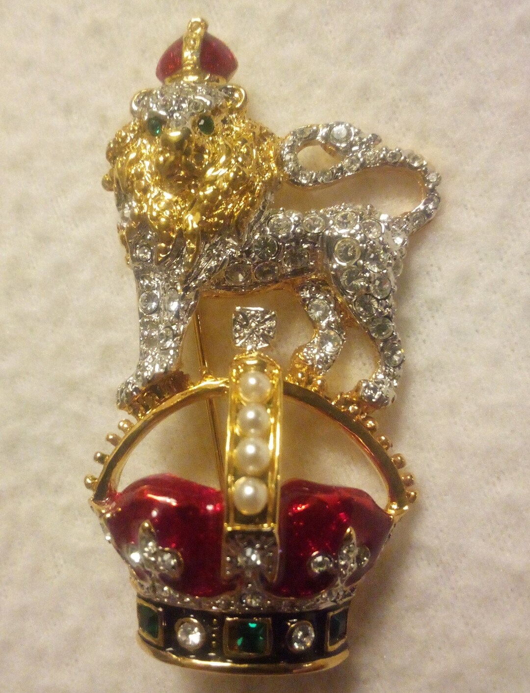 Rare Butler and Wilson Lion Crown Brooch Vintage - Etsy