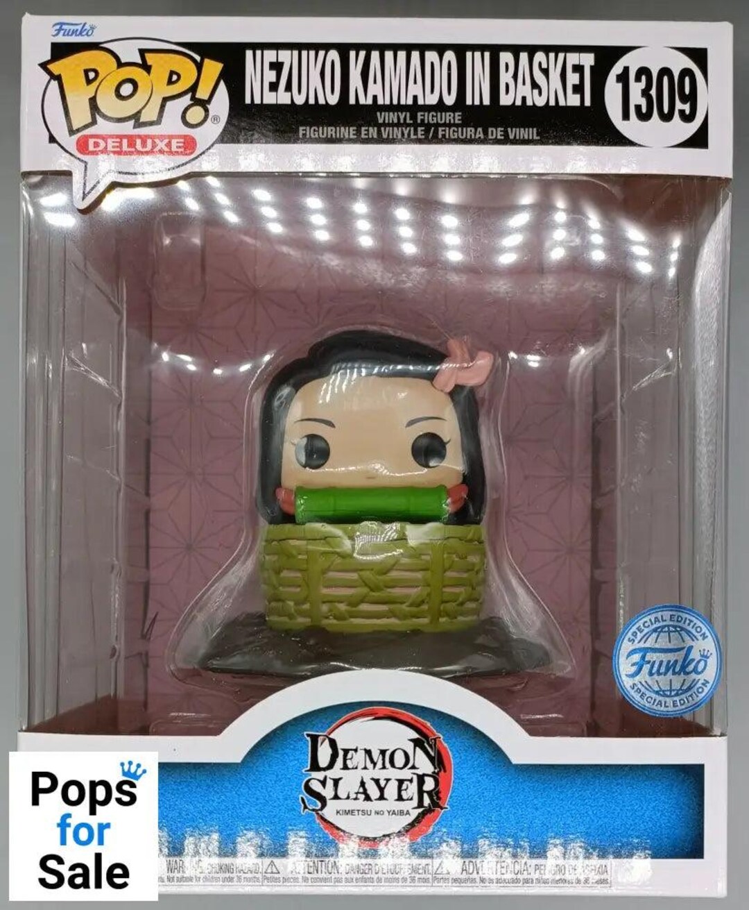 1309 Nezuko Kamado in Basket Deluxe Demon Slayer Funko POP - Etsy
