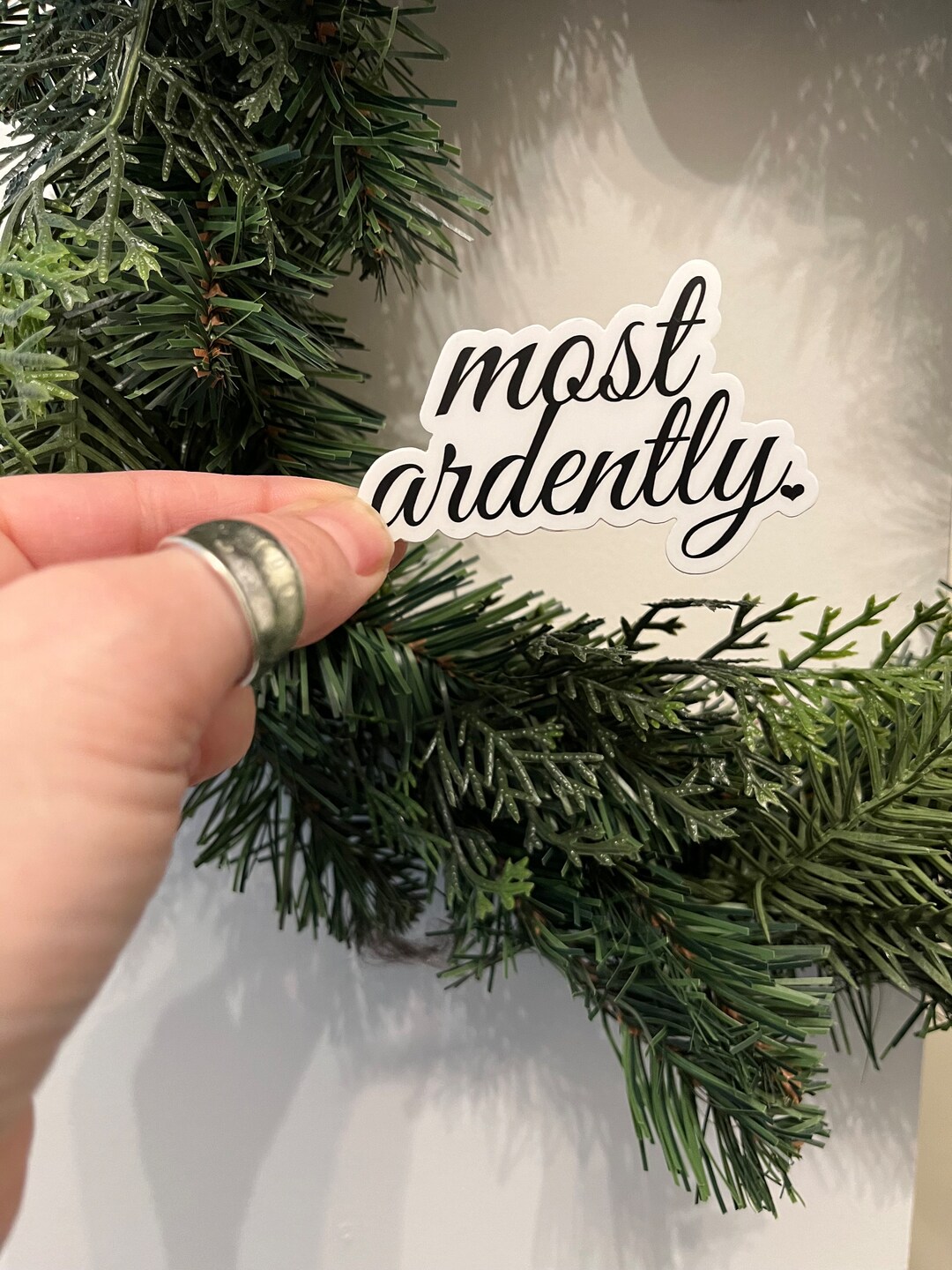 Most Ardently Vinyl Sticker - Etsy