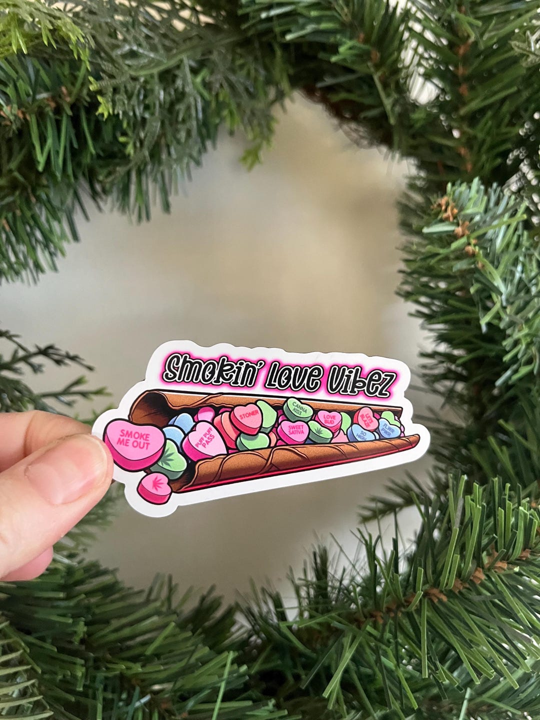 Smokin’ Love Vibez Magnet - Etsy