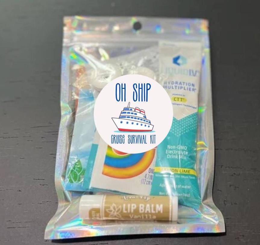 Oh Ship Cruise Survival Kit Hangover After Party Adult Party Favor ...