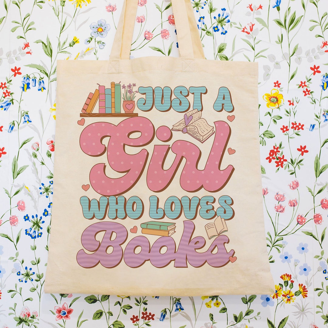 Book Lover Tote Gift Ideas, Library Tote Bags, Booktrovert Bonus ...