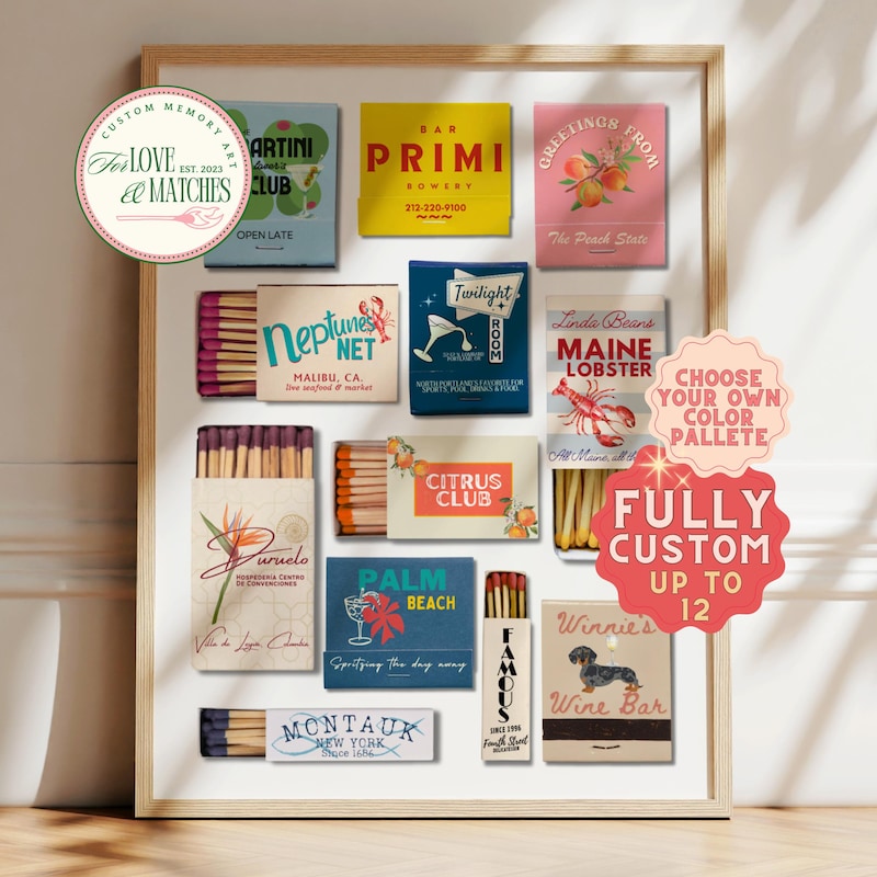 Custom Matches - Etsy