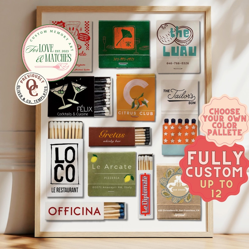 Custom Matchboxes - Etsy