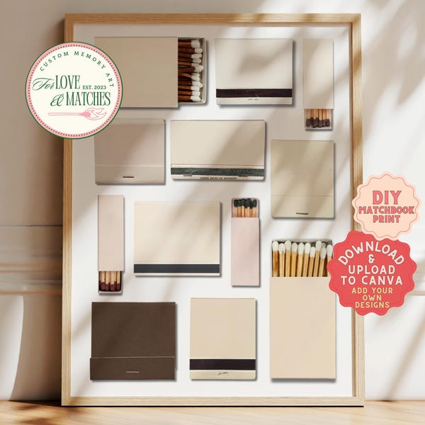 Blank Match Box - Etsy