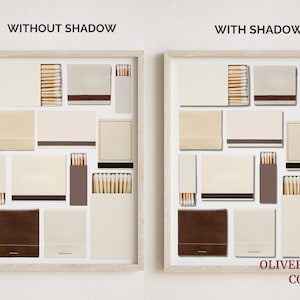 BLANK MATCHBOOK Template Neutral Digital Download Custom Matches ...