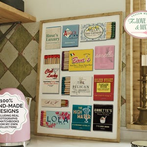 CUSTOM MATCHBOOK ART | Personalized Digital Matchbox Gift | Large ...