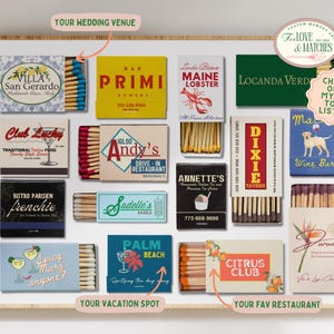 CUSTOM MATCHBOOK ART | Personalized Digital Matchbox Gift | Large ...