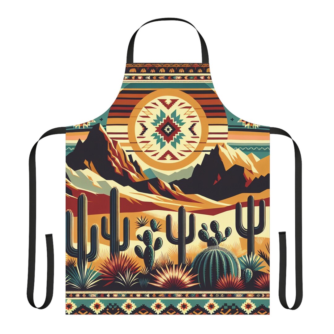 Southwest Design Apron, Beautiful Print for the Home Cook or for Wait ...
