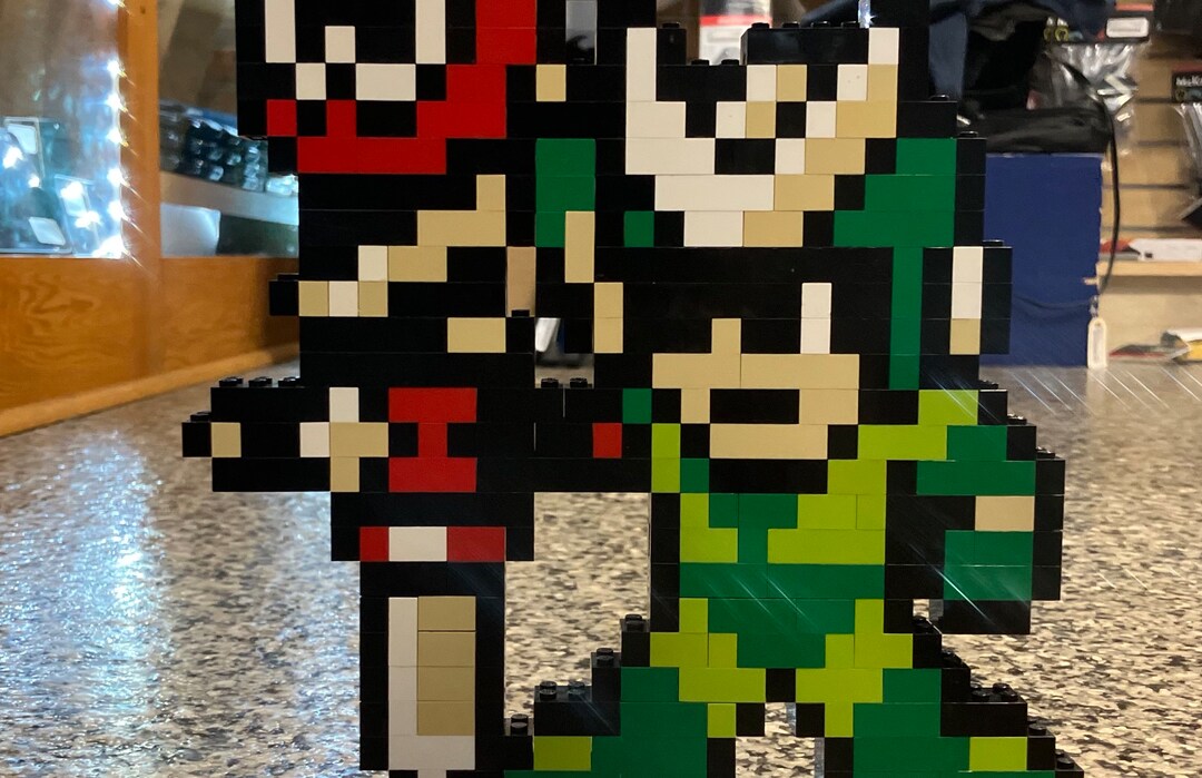 Quint From Megaman Fan Made Bricks - Etsy