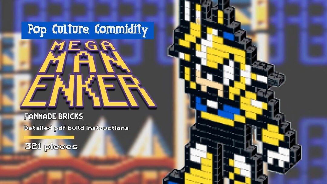 Enker From Megaman Fan Made Brick Design - Etsy
