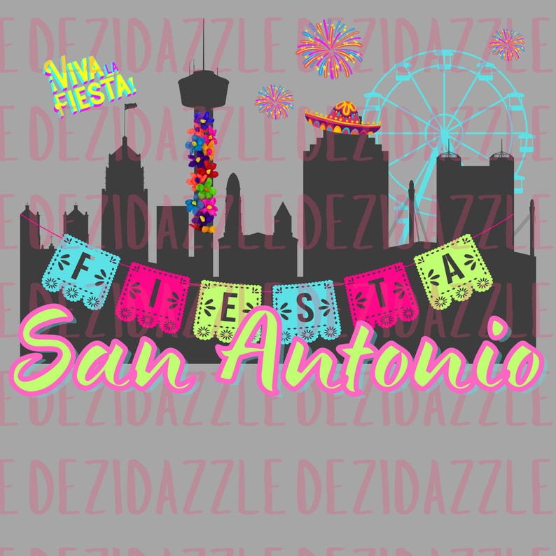 Fiesta San Antonio PNG - Etsy