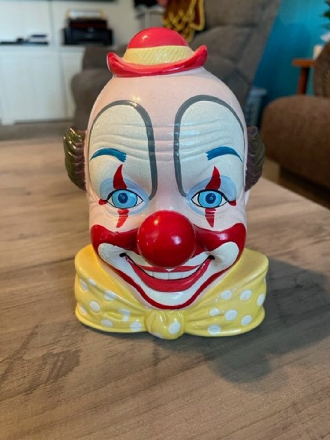 Vintage Clown Coin Bank Enesco Ceramic Piggy Bank 7.5 Inches Tall - Etsy