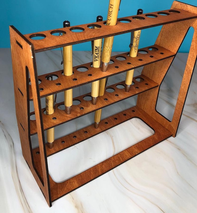 30 Pen Display Rack ... Digital Download SVG File. - Etsy