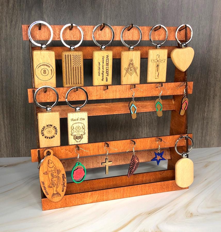Keychain Display Stand - Etsy