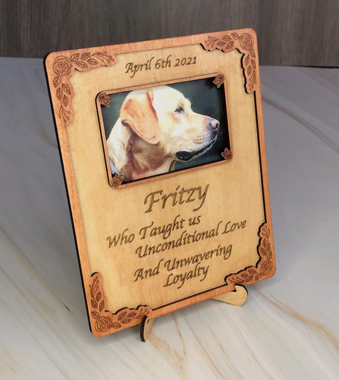 Laser Cut Photo Frame With Stand ... Digital File ... - Etsy