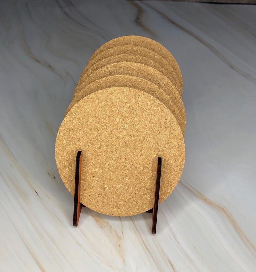 Drink Coaster Holder and Display Storage Rack for 6 Drink Coasters - Etsy
