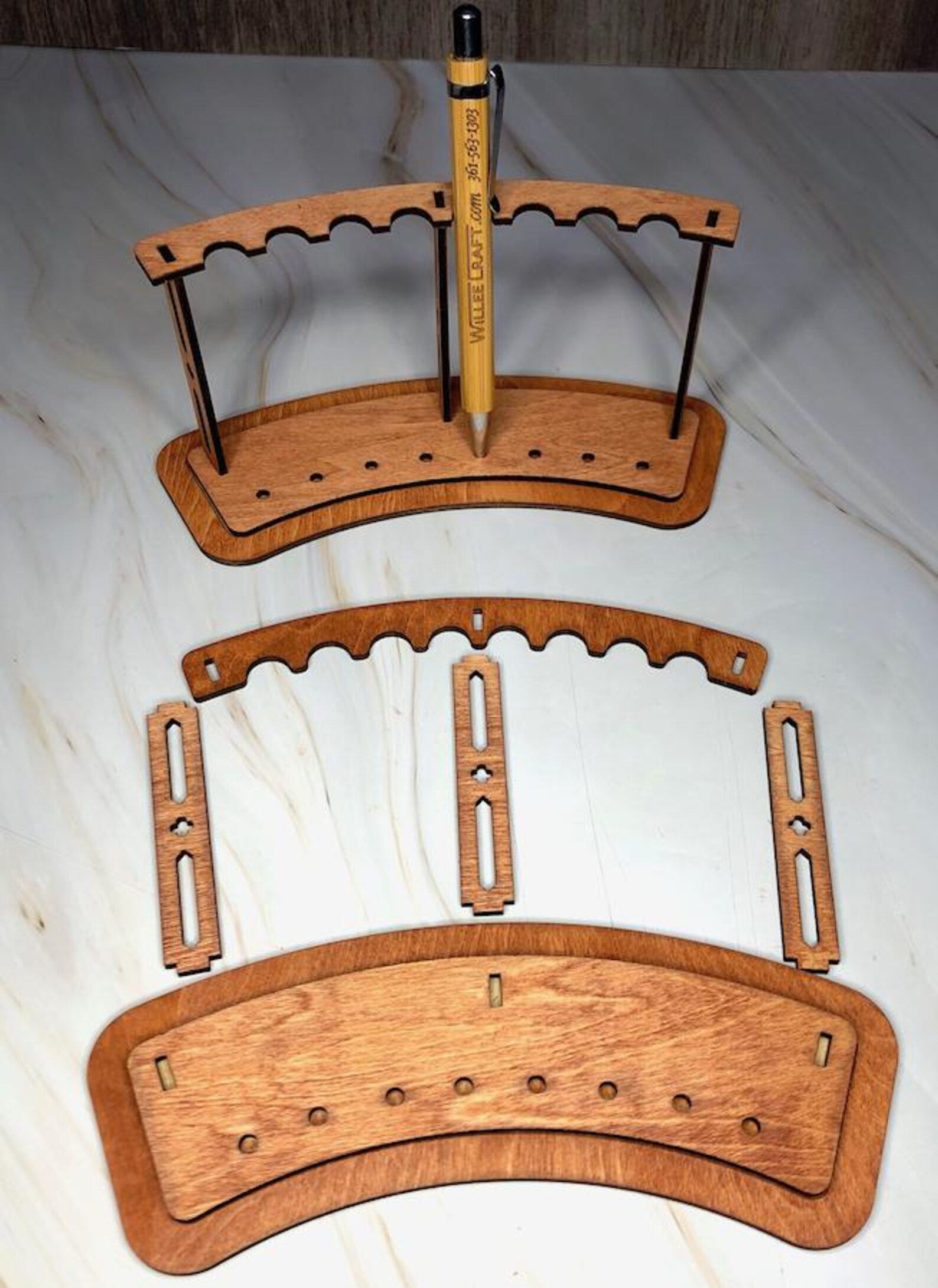 8 Pen Display Stand for Your Custom Made Pens - Etsy