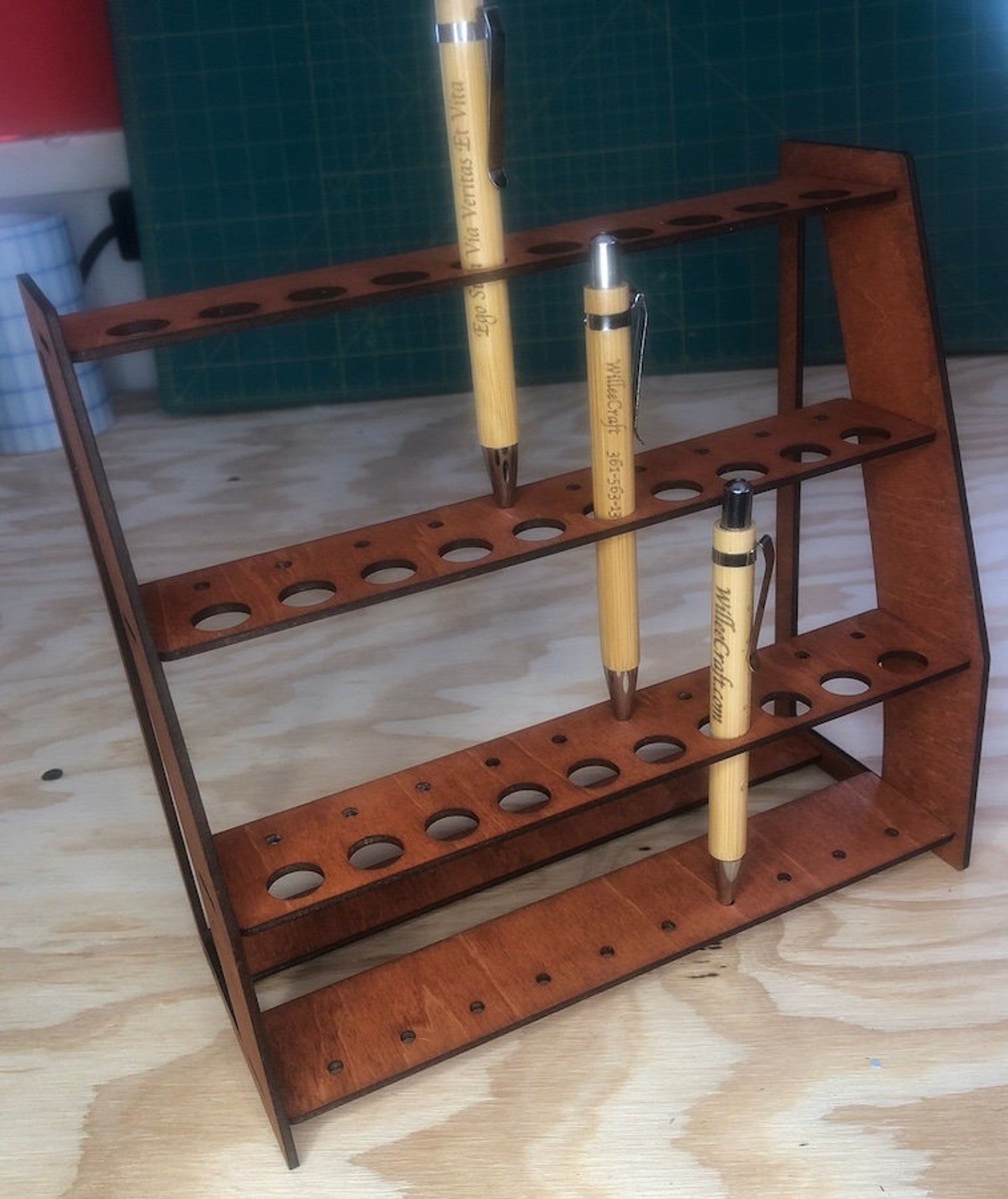 30 Pen Display Rack ... Digital Download SVG File. - Etsy
