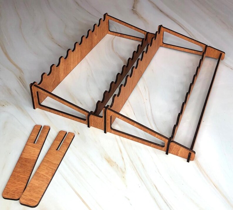 20 Pen Slanted Display Stand - Etsy
