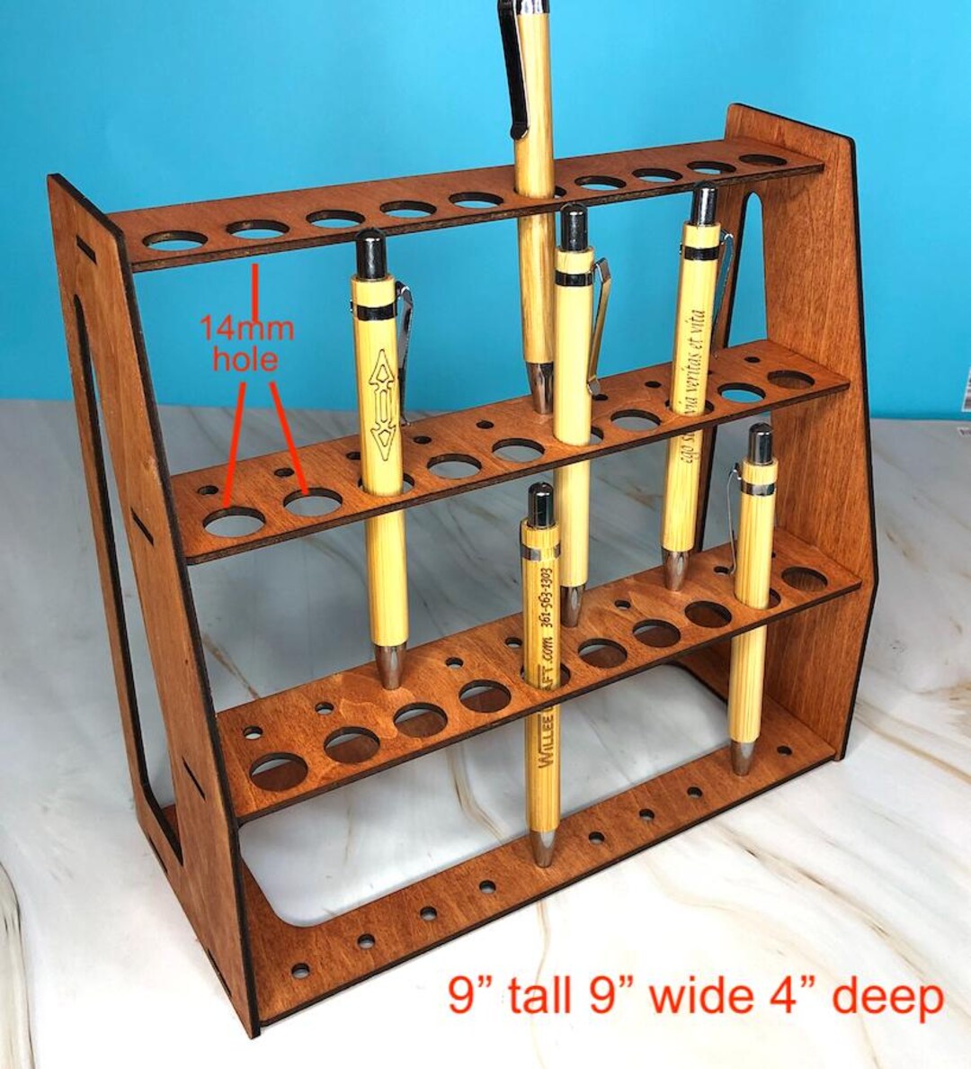 30 Pen Display Rack ... Digital Download SVG File. - Etsy