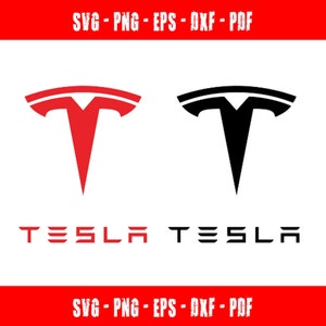 Tesla Car Logo, Png, Pdf, Eps, Dxf, Svg, Cricut Cut File Instant ...