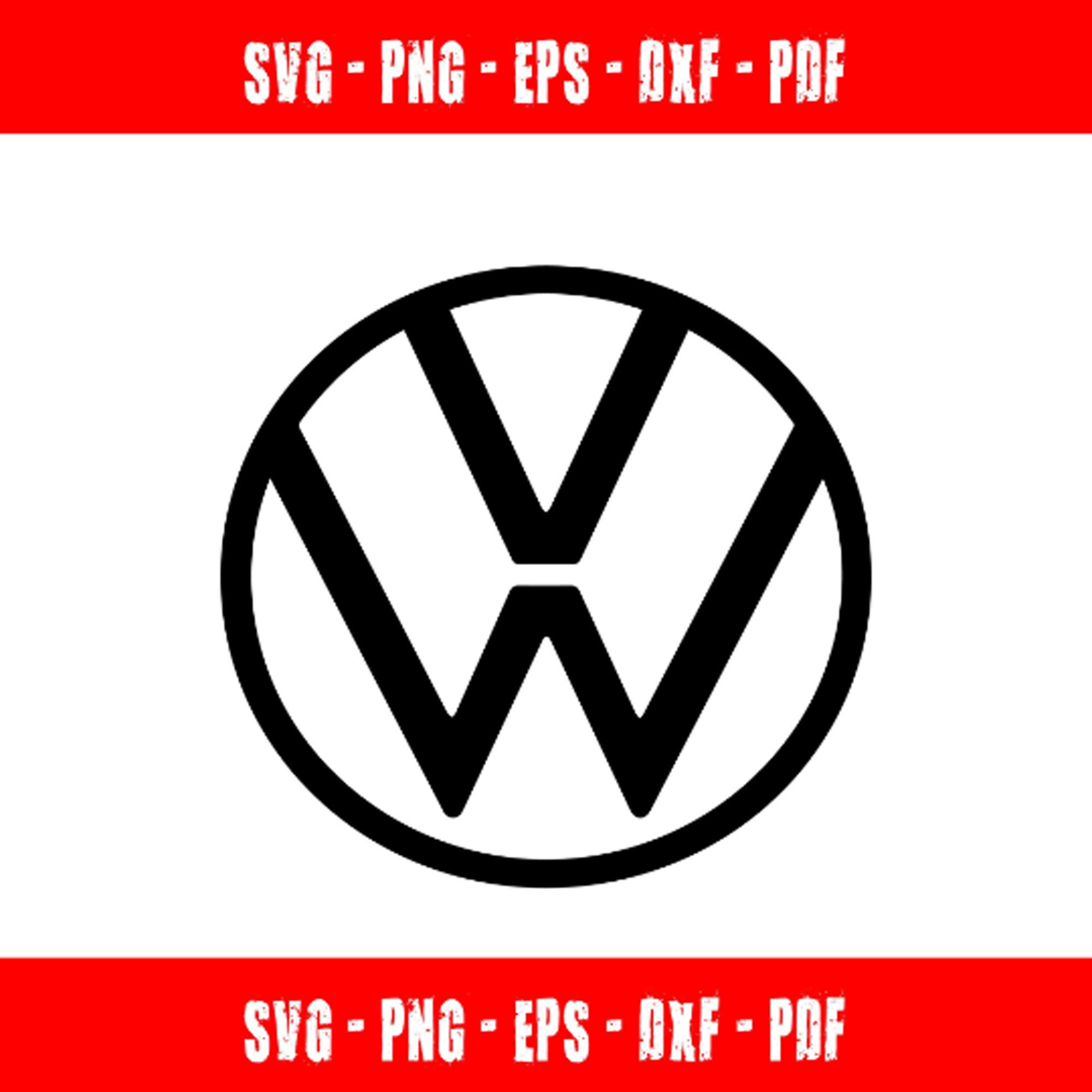 Volkswagen-vw Car Logo, Png, Pdf, Eps, Dxf, Svg, Cricut Cut File ...