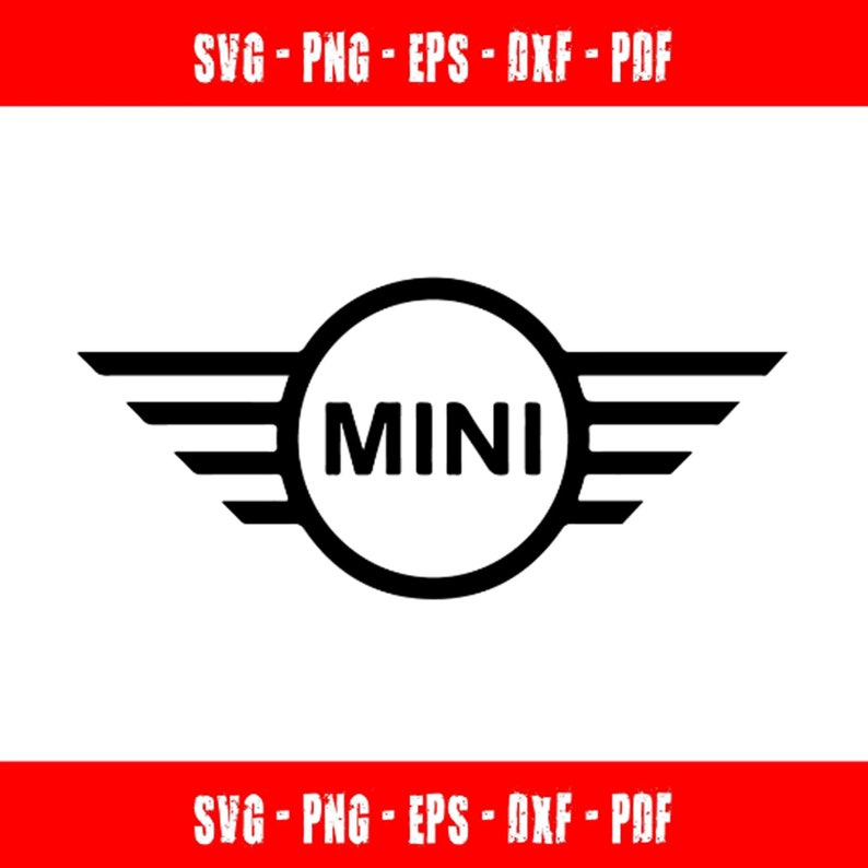 MINI Cooper Car Logo, Png, Pdf, Eps, Dxf, Svg, Cricut Cut File Instant ...