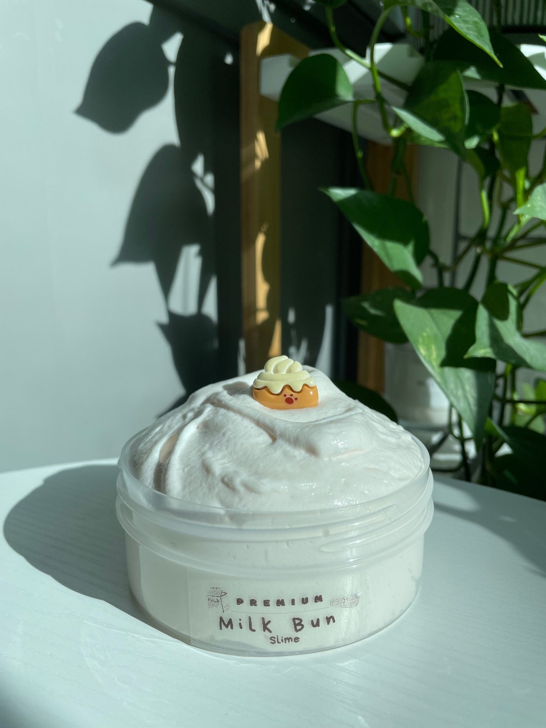 Premium Milk Bun Fluffy Puff Slime - Etsy