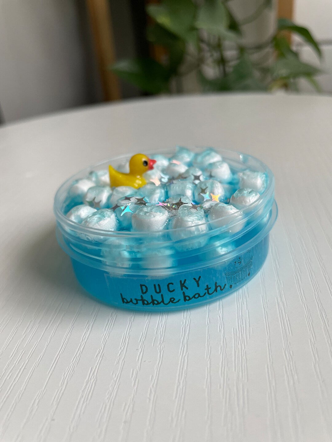Ducky Bubble Bath Mini Slime - Etsy