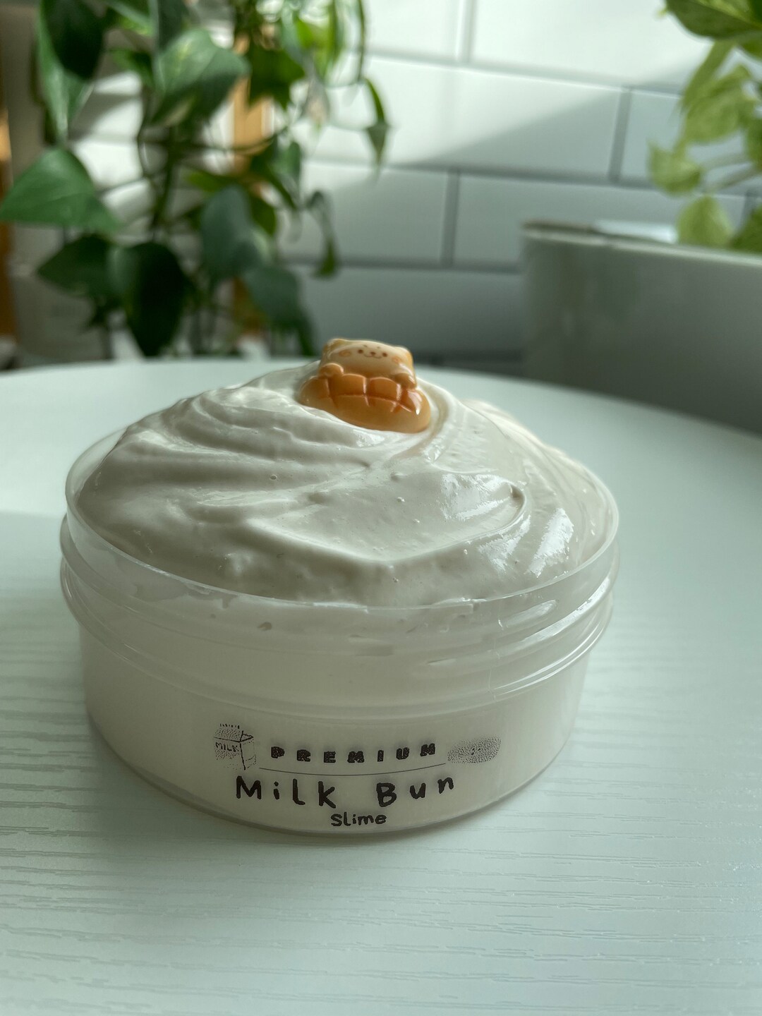 Premium Milk Bun Fluffy Puff Slime - Etsy