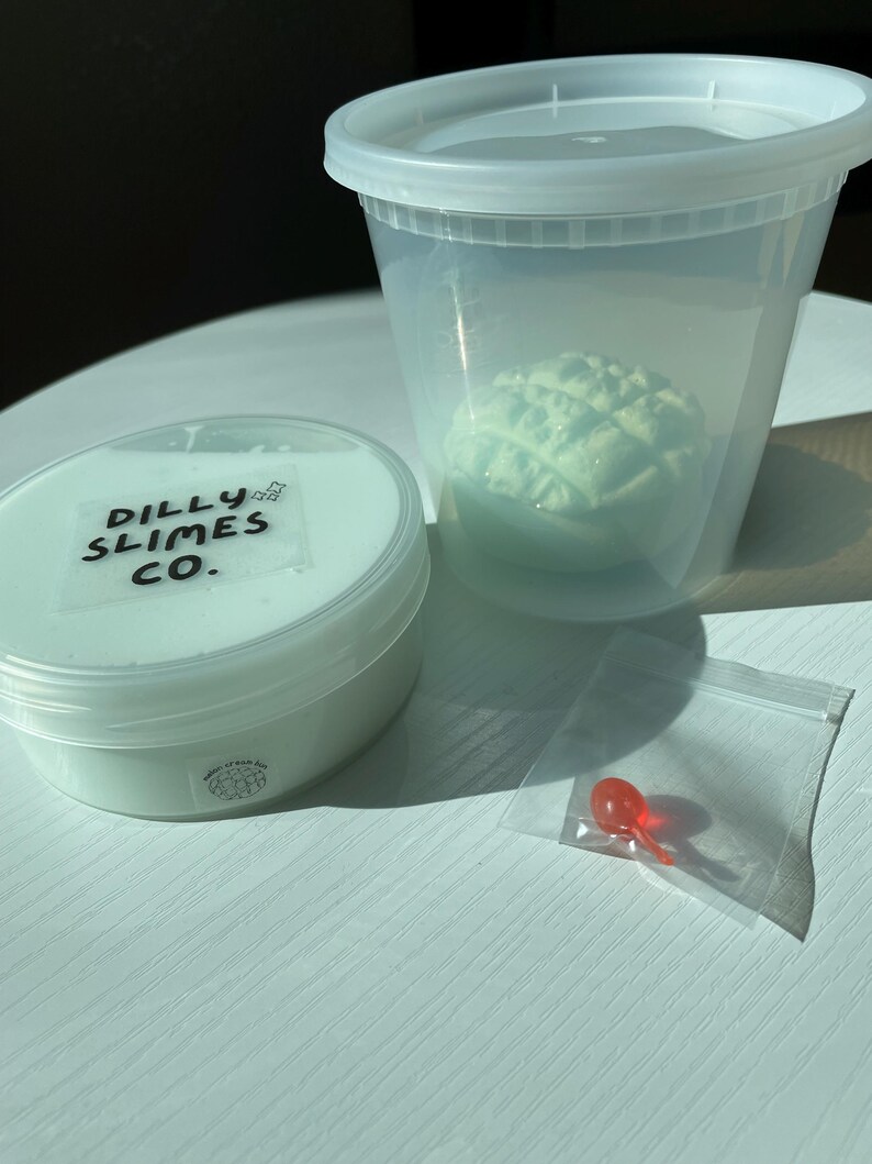 Melon Cream Bun DIY Slime - Etsy