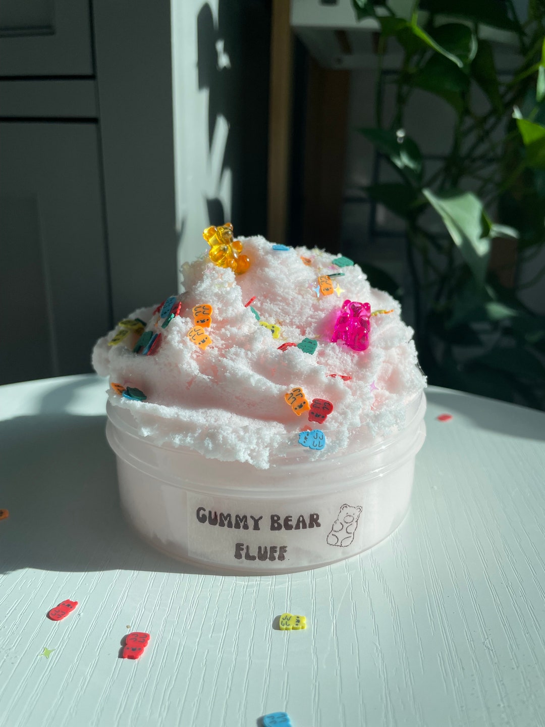 Gummy Bear Fluff Scented Cloud Slime - Etsy