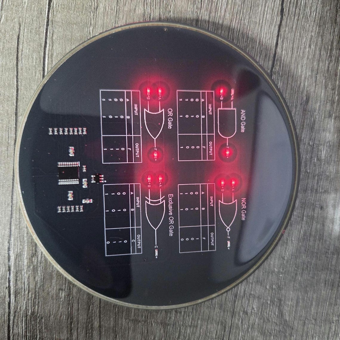 Logic Gate Circuit Coaster: Engineer Tech Gift - Etsy