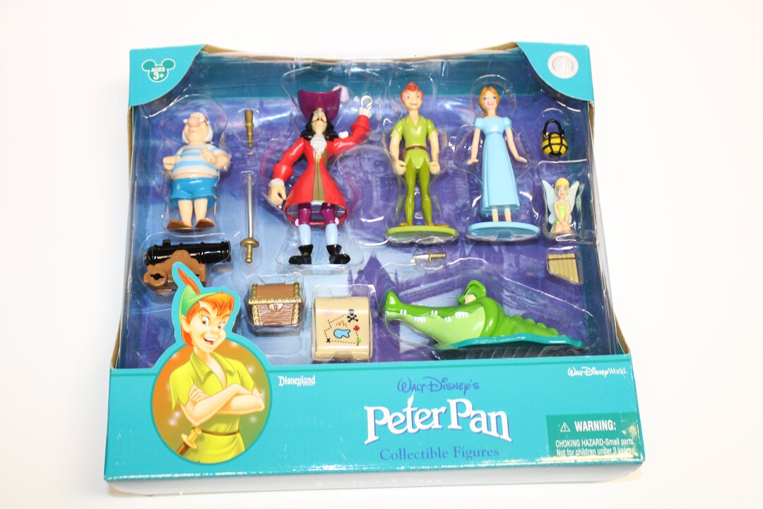 Rare Disney Parks Edition Peter Pan Collectible Figures - Etsy