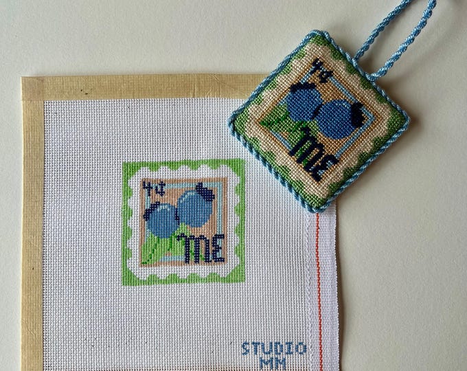 Maine Stamp Needlepoint Canvas - Etsy