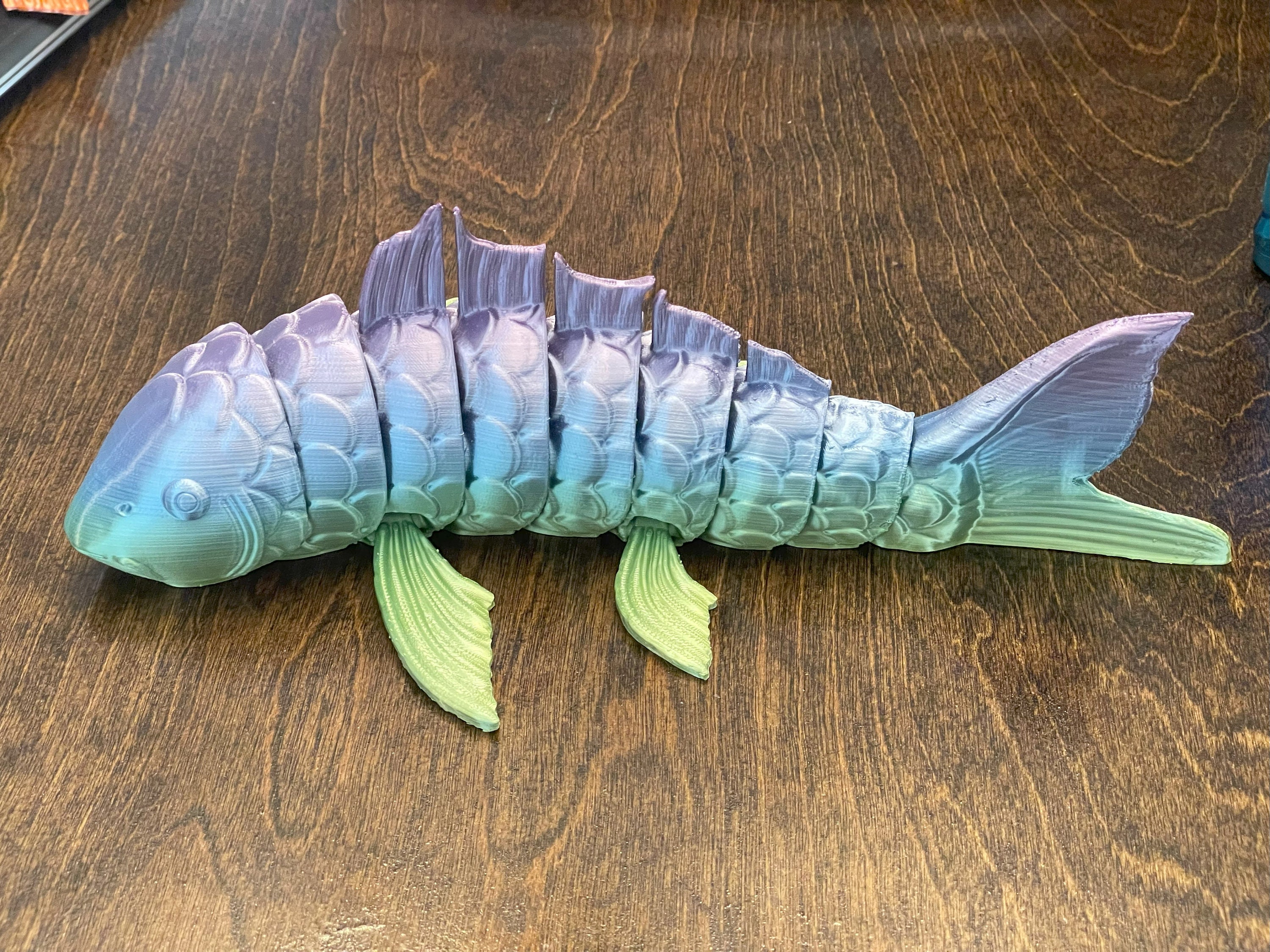 3D Printed Articulated Koi Fish - Etsy