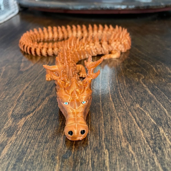 3d Printed Dragon Red - Etsy