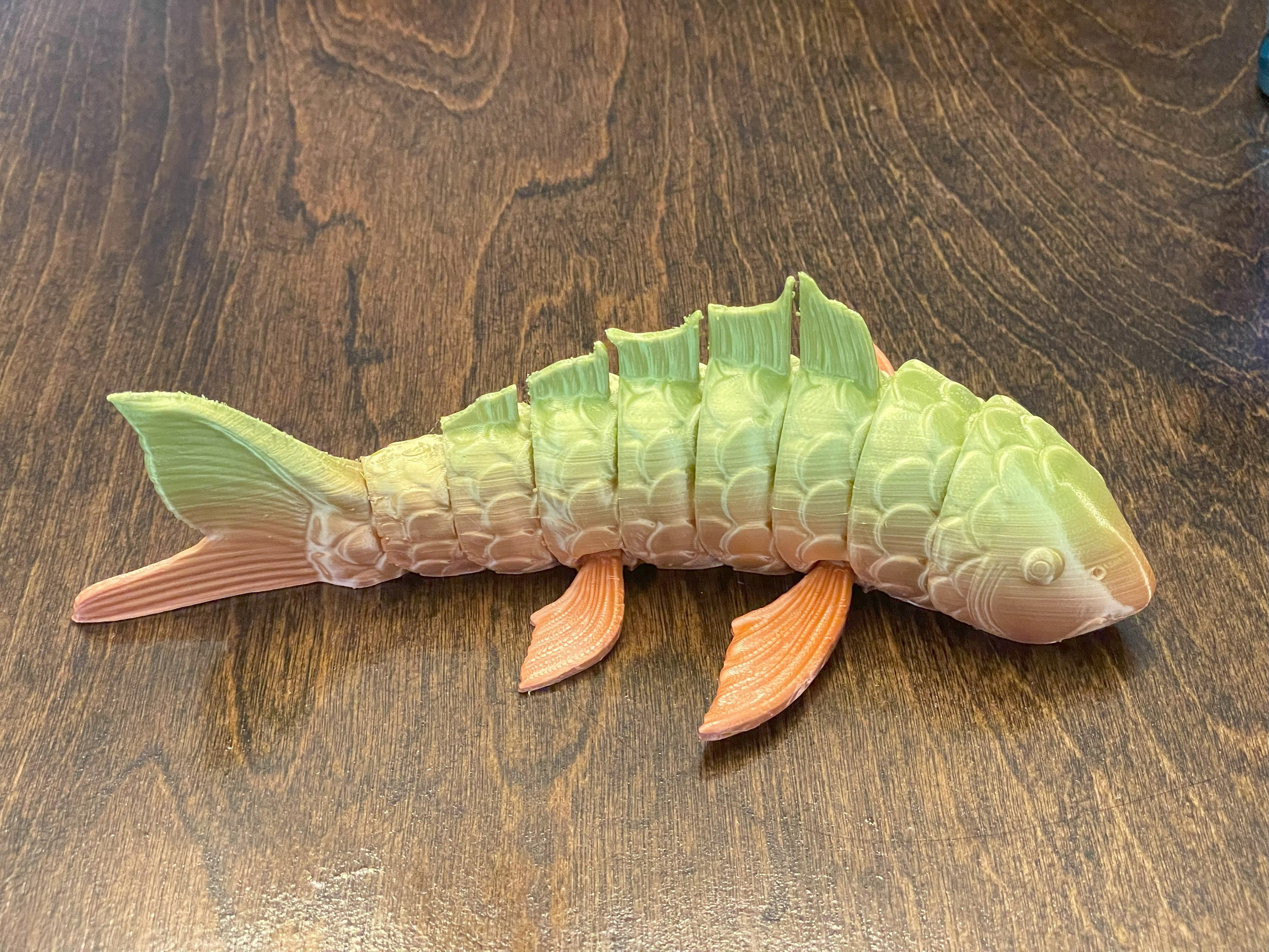 3D Printed Articulated Koi Fish - Etsy