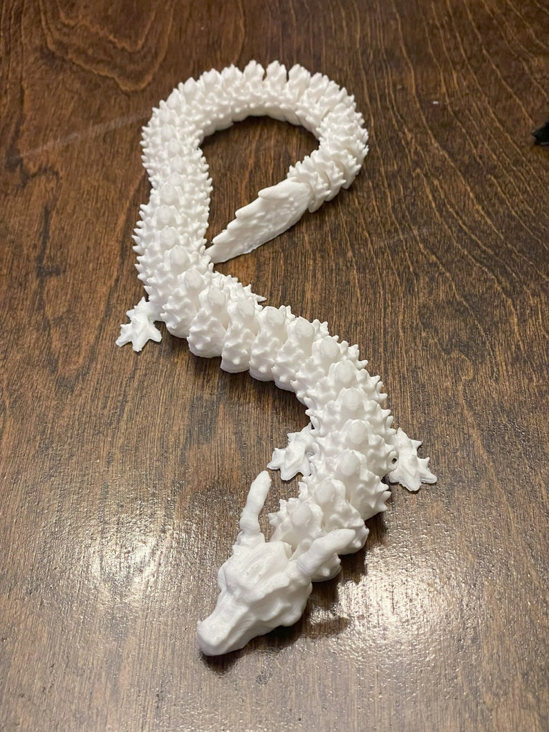 3D Printed Articulating Dragon - Etsy